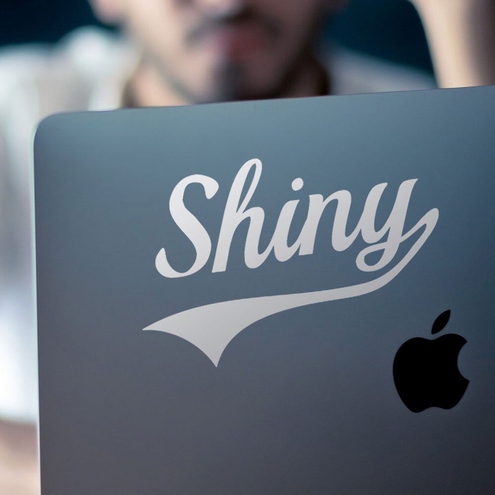 Shiny decal | Posit swag